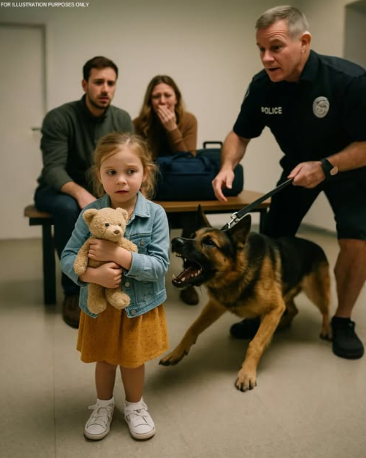 K9 Max skällde på en liten flickas nallebjörn-det han hittade rörde ...